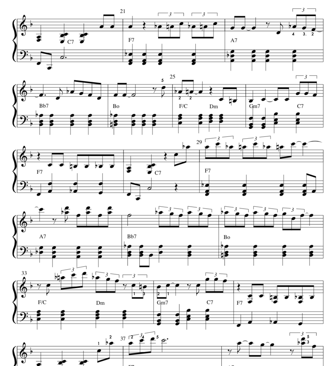 easy to moderate level – Christian's Sheet Music