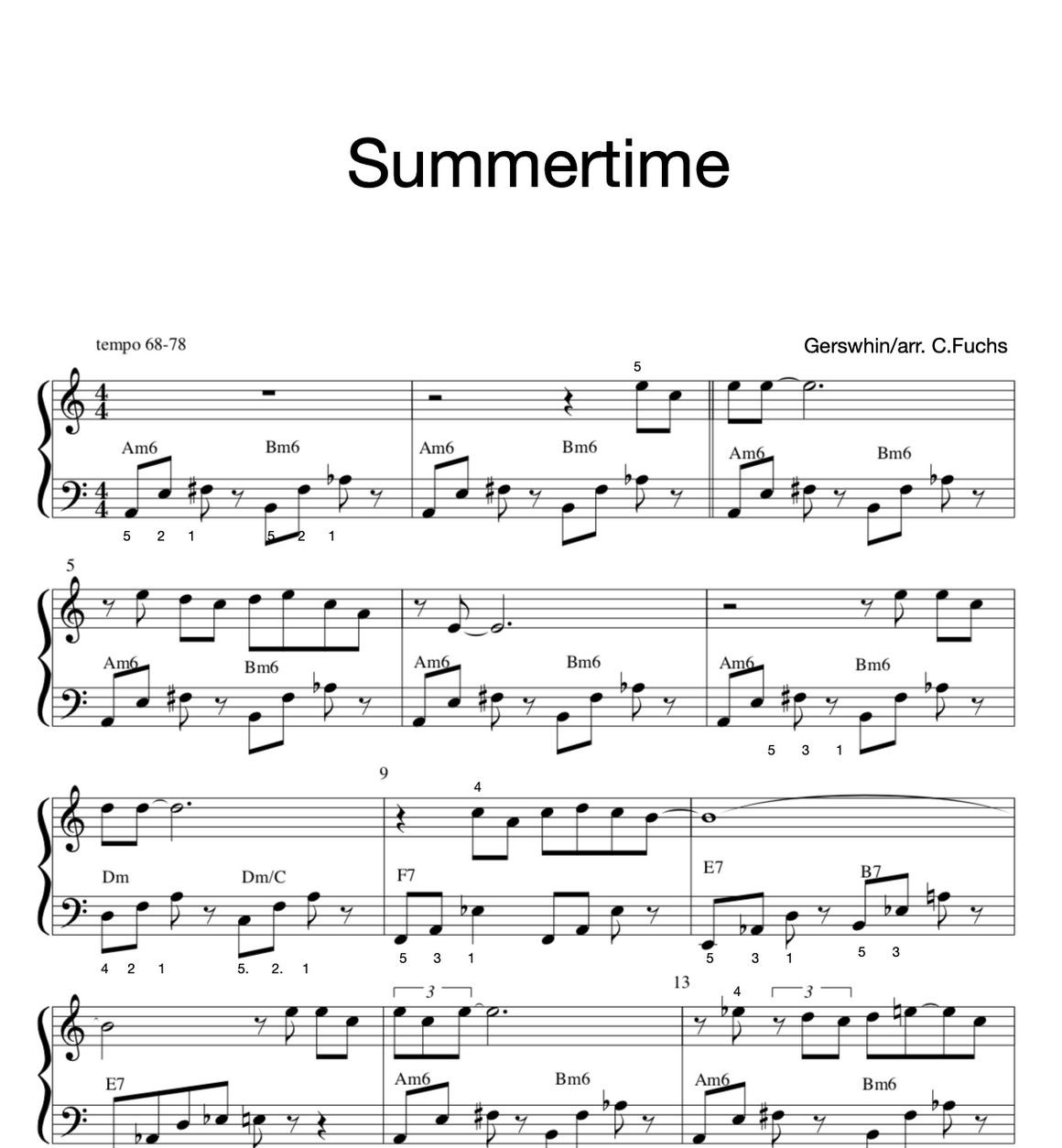 easy to moderate level – Christian's Sheet Music